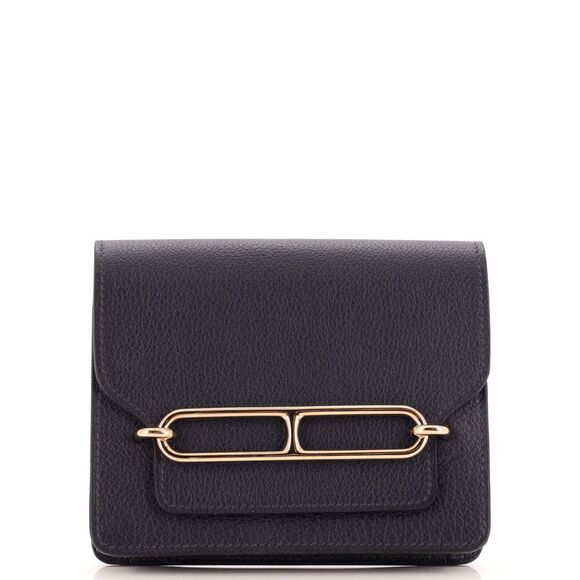 Hermes | Bags | Hermes Roulis Slim Wallet Evercolor Blue | Poshmark